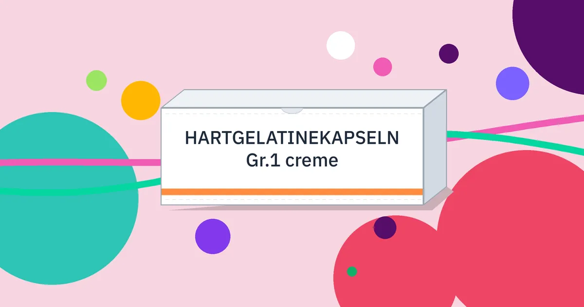 Symbolbild: Packung mit der Aufschrift HARTGELATINEKAPSELN Gr.1 creme (PZN 01849855) – Verfügbarkeit und Bezug in Apotheken in Frankfurt am Main