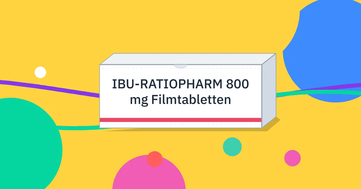 Symbolbild: Packung mit der Aufschrift IBU-RATIOPHARM 800 mg Filmtabletten (PZN 08545319) – Verfügbarkeit und Bezug in Apotheken in Frankfurt am Main