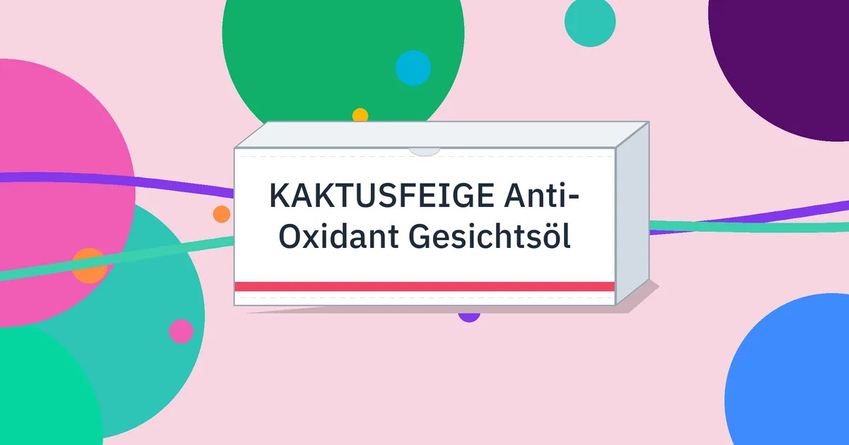 Symbolbild: Packung mit der Aufschrift KAKTUSFEIGE Anti-Oxidant Gesichtsöl (PZN 17585499) – Verfügbarkeit und Bezug in Apotheken in Frankfurt am Main