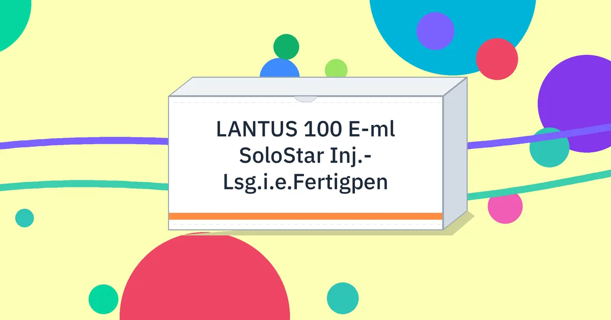 Symbolbild: Packung mit der Aufschrift LANTUS 100 E-ml SoloStar Inj.-Lsg.i.e.Fertigpen (PZN 10735375) – Verfügbarkeit und Bezug in Apotheken in Frankfurt am Main
