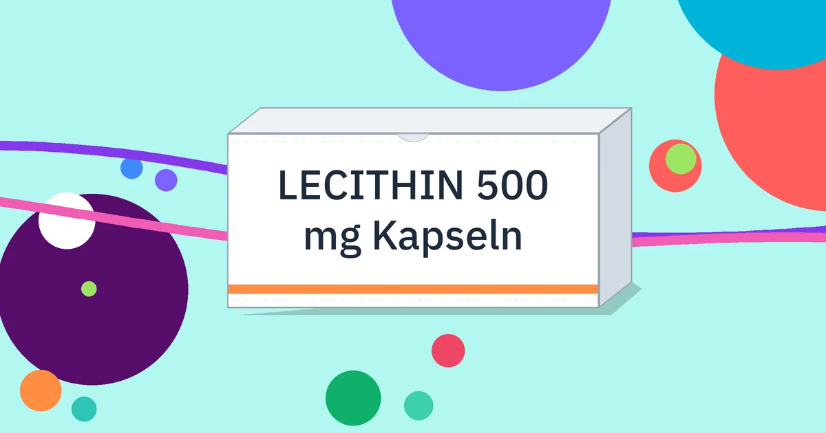 Symbolbild: Packung mit der Aufschrift LECITHIN 500 mg Kapseln (PZN 04925769) – Verfügbarkeit und Bezug in Apotheken in Frankfurt am Main