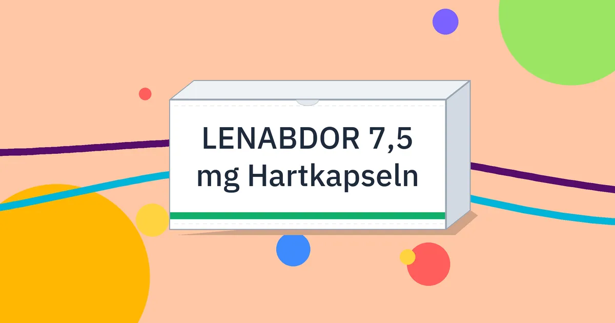 Symbolbild: Packung mit der Aufschrift LENABDOR 7,5 mg Hartkapseln (PZN 17934304) – Verfügbarkeit und Bezug in Apotheken in Frankfurt am Main
