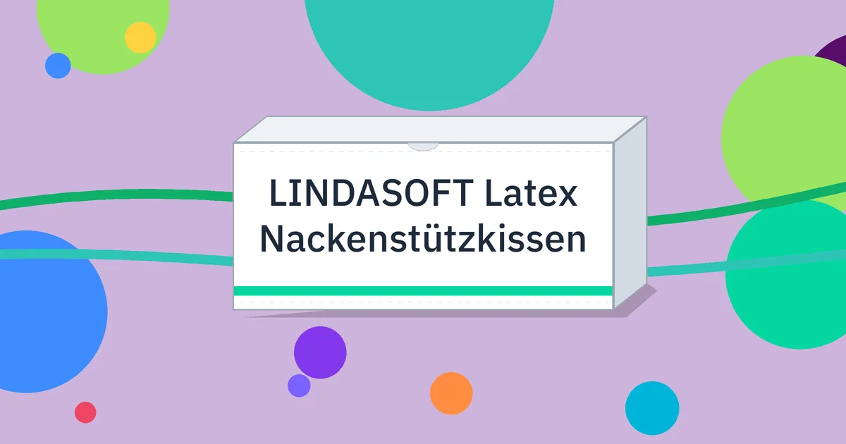 Symbolbild: Packung mit der Aufschrift LINDASOFT Latex Nackenstützkissen (PZN 00091787) – Verfügbarkeit und Bezug in Apotheken in Frankfurt am Main