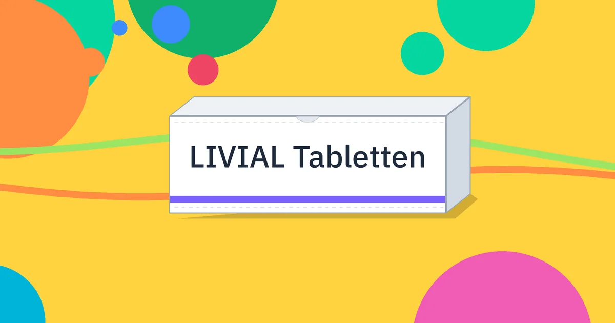 Symbolbild: Packung mit der Aufschrift LIVIAL Tabletten (PZN 14033204) – Verfügbarkeit und Bezug in Apotheken in Frankfurt am Main