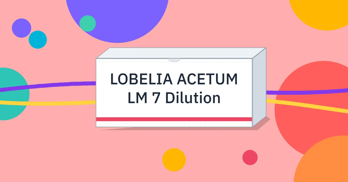 Symbolbild: Packung mit der Aufschrift LOBELIA ACETUM LM 7 Dilution (PZN 13532402) – Verfügbarkeit und Bezug in Apotheken in Frankfurt am Main