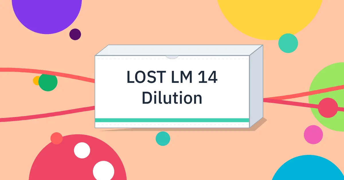 Symbolbild: Packung mit der Aufschrift LOST LM 14 Dilution (PZN 13536191) – Verfügbarkeit und Bezug in Apotheken in Frankfurt am Main
