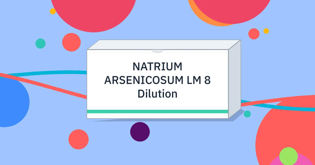 Symbolbild: Packung mit der Aufschrift NATRIUM ARSENICOSUM LM 8 Dilution (PZN 12959328) – Verfügbarkeit und Bezug in Apotheken in Frankfurt am Main