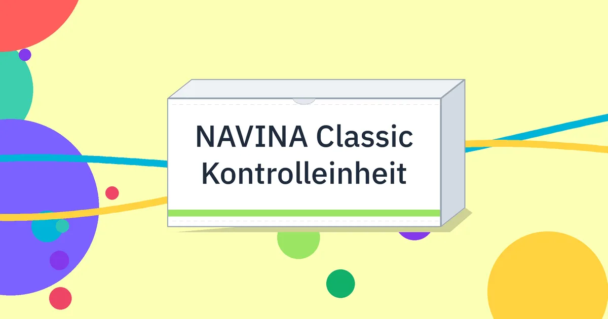 Symbolbild: Packung mit der Aufschrift NAVINA Classic Kontrolleinheit (PZN 11870359) – Verfügbarkeit und Bezug in Apotheken in Frankfurt am Main