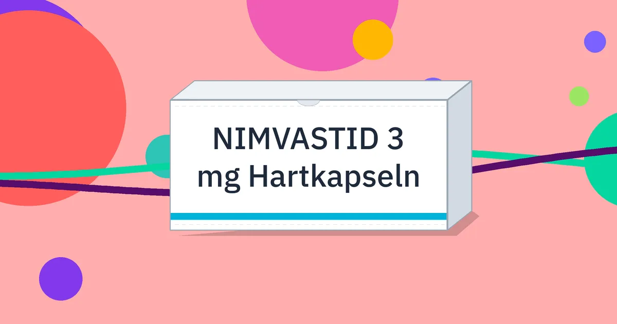 Symbolbild: Packung mit der Aufschrift NIMVASTID 3 mg Hartkapseln (PZN 09739698) – Verfügbarkeit und Bezug in Apotheken in Frankfurt am Main