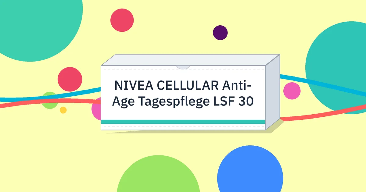 Symbolbild: Packung mit der Aufschrift NIVEA CELLULAR Anti-Age Tagespflege LSF 30 (PZN 11324846) – Verfügbarkeit und Bezug in Apotheken in Frankfurt am Main