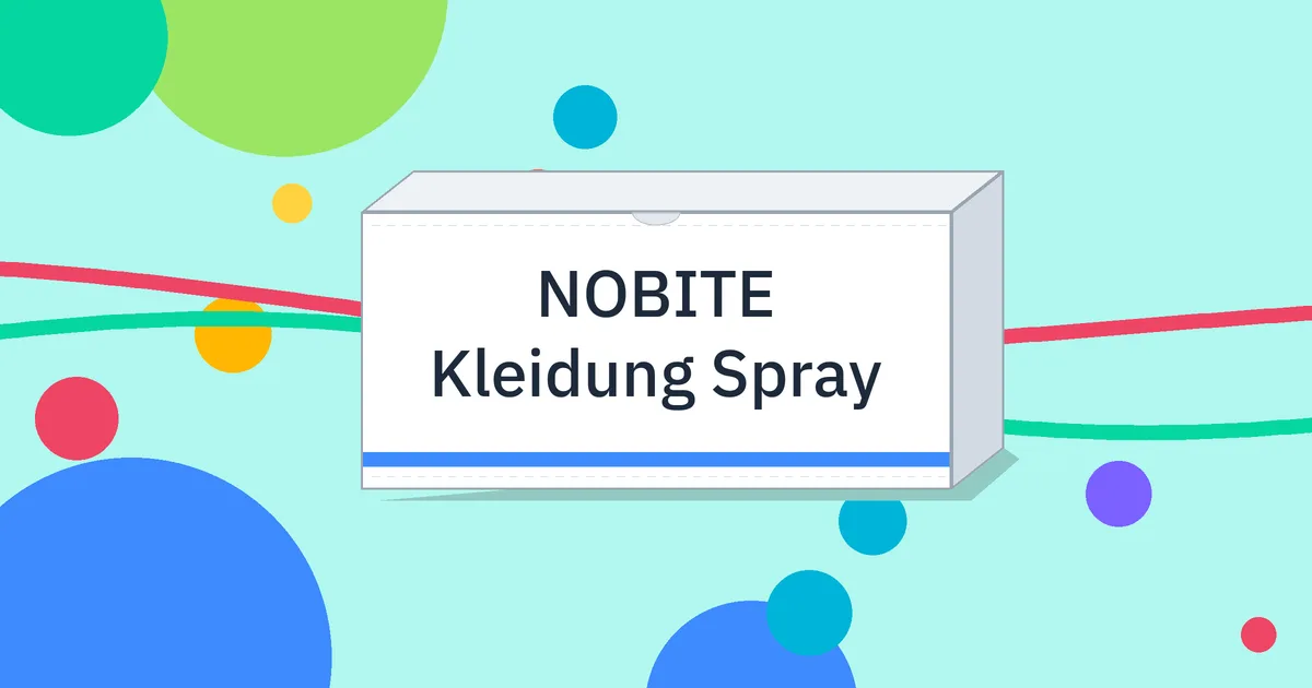 Symbolbild: Packung mit der Aufschrift NOBITE Kleidung Spray (PZN 00325707) – Verfügbarkeit und Bezug in Apotheken in Frankfurt am Main