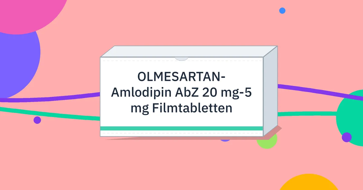 Symbolbild: Packung mit der Aufschrift OLMESARTAN-Amlodipin AbZ 20 mg-5 mg Filmtabletten (PZN 14189030) – Verfügbarkeit und Bezug in Apotheken in Frankfurt am Main