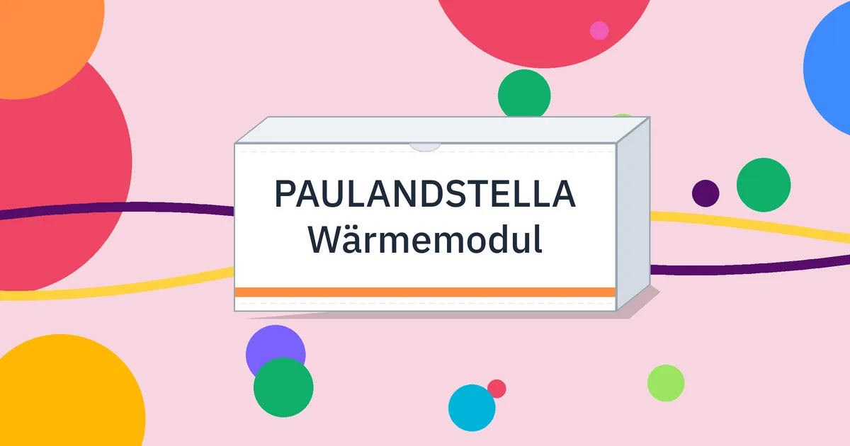Symbolbild: Packung mit der Aufschrift PAULANDSTELLA Wärmemodul (PZN 09949970) – Verfügbarkeit und Bezug in Apotheken in Frankfurt am Main