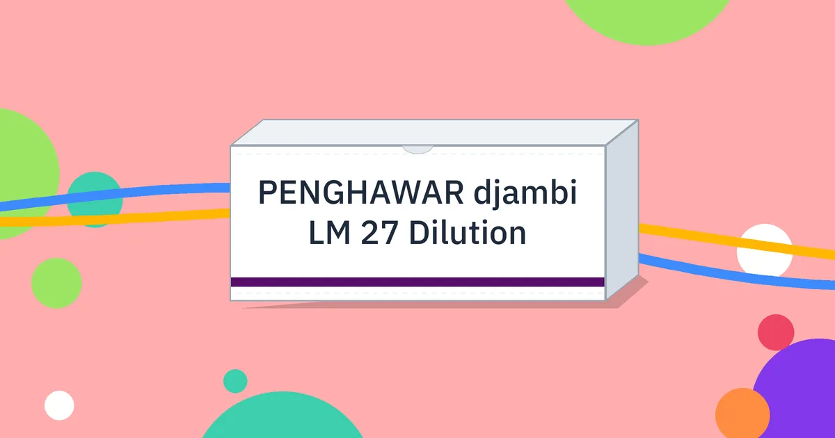 Symbolbild: Packung mit der Aufschrift PENGHAWAR djambi LM 27 Dilution (PZN 13633853) – Verfügbarkeit und Bezug in Apotheken in Frankfurt am Main