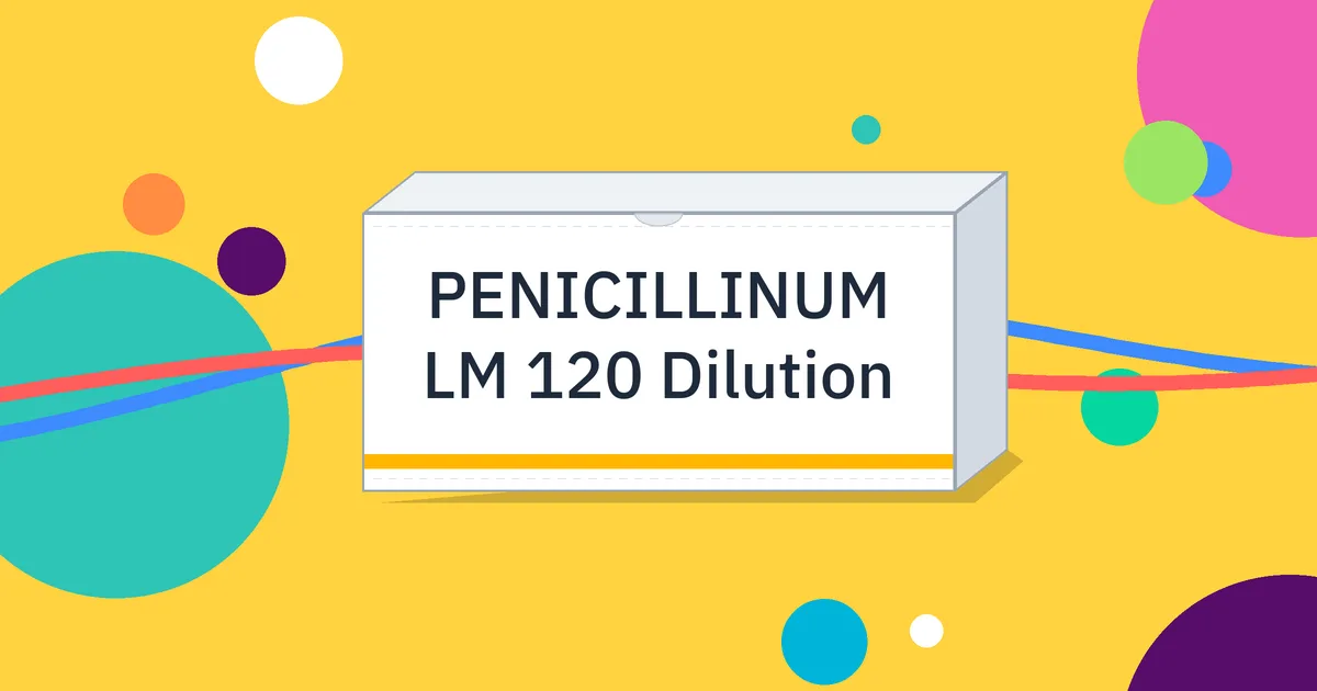 Symbolbild: Packung mit der Aufschrift PENICILLINUM LM 120 Dilution (PZN 12977556) – Verfügbarkeit und Bezug in Apotheken in Frankfurt am Main