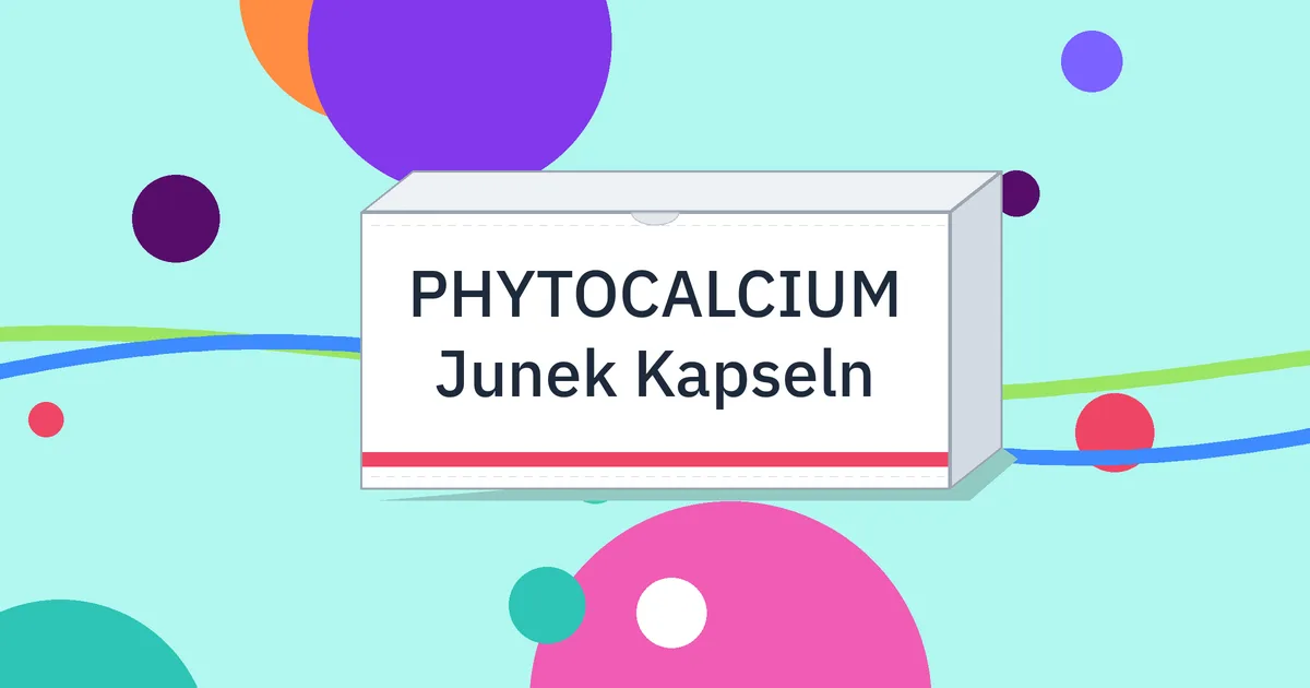 Symbolbild: Packung mit der Aufschrift PHYTOCALCIUM Junek Kapseln (PZN 19786894) – Verfügbarkeit und Bezug in Apotheken in Frankfurt am Main