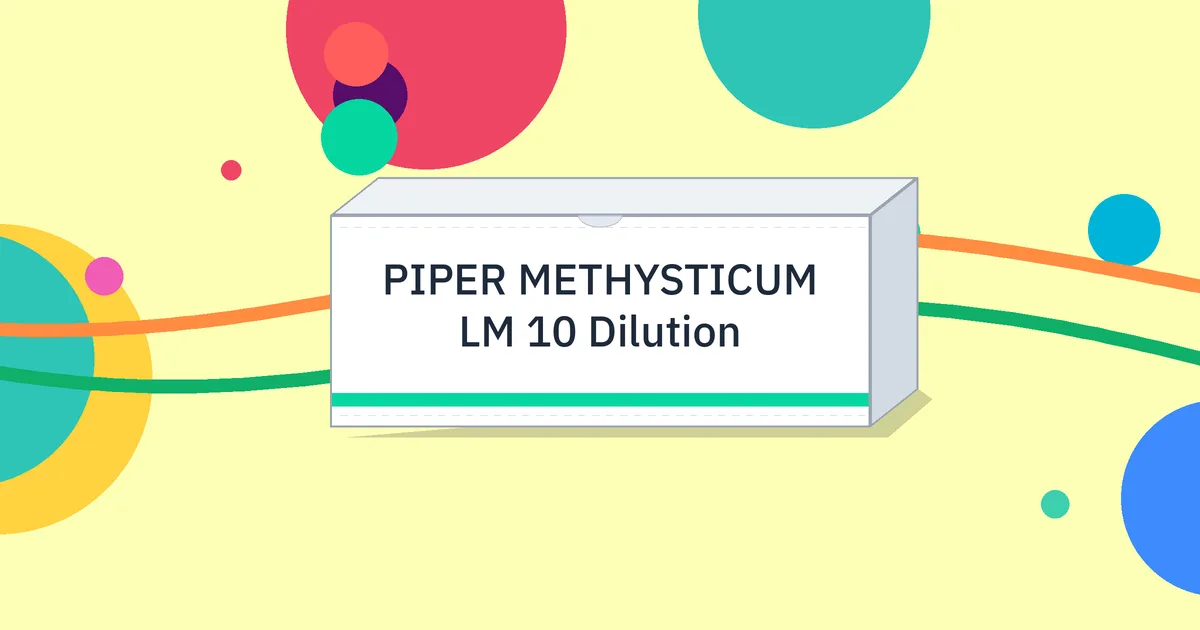 Symbolbild: Packung mit der Aufschrift PIPER METHYSTICUM LM 10 Dilution (PZN 13643389) – Verfügbarkeit und Bezug in Apotheken in Frankfurt am Main