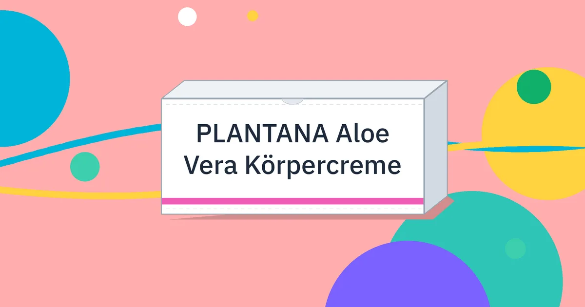 Symbolbild: Packung mit der Aufschrift PLANTANA Aloe Vera Körpercreme (PZN 05375615) – Verfügbarkeit und Bezug in Apotheken in Frankfurt am Main