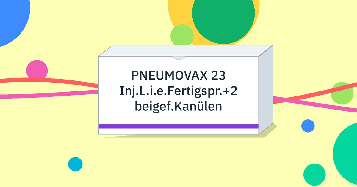 Symbolbild: Packung mit der Aufschrift PNEUMOVAX 23 Inj.L.i.e.Fertigspr.+2 beigef.Kanülen (PZN 16133861) – Verfügbarkeit und Bezug in Apotheken in Frankfurt am Main
