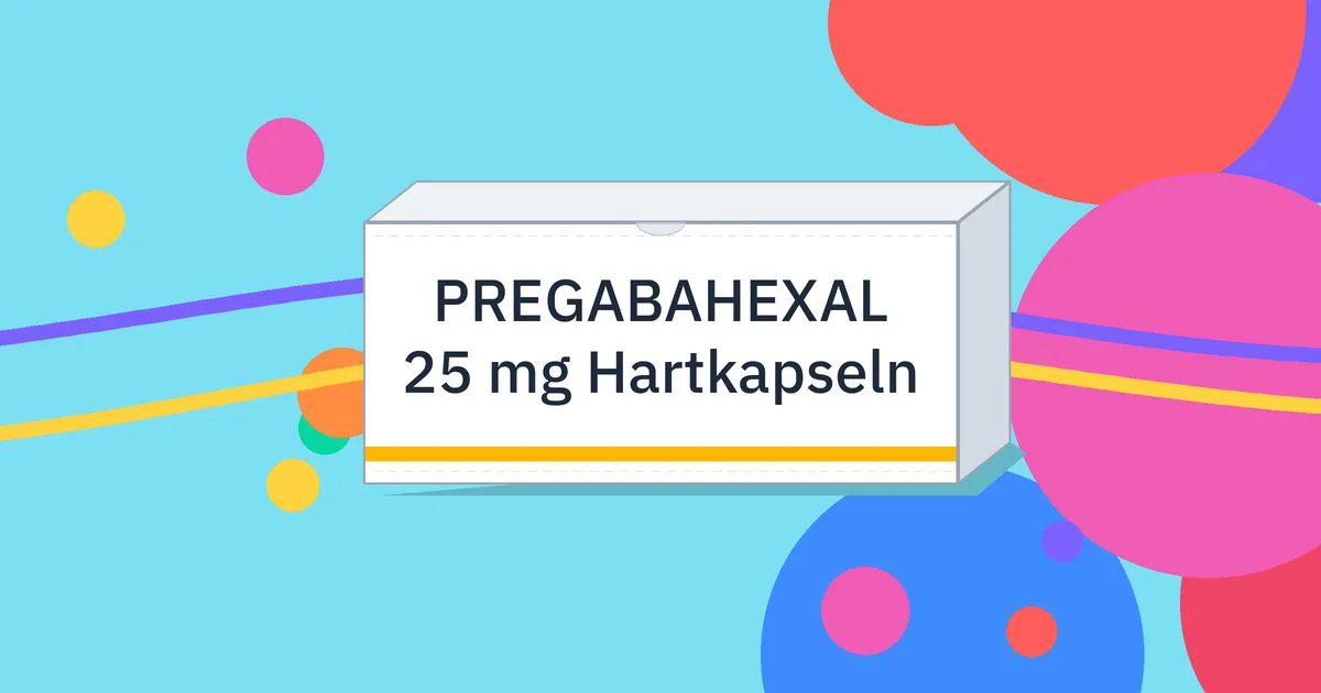 Symbolbild: Packung mit der Aufschrift PREGABAHEXAL 25 mg Hartkapseln (PZN 10793734) – Verfügbarkeit und Bezug in Apotheken in Frankfurt am Main