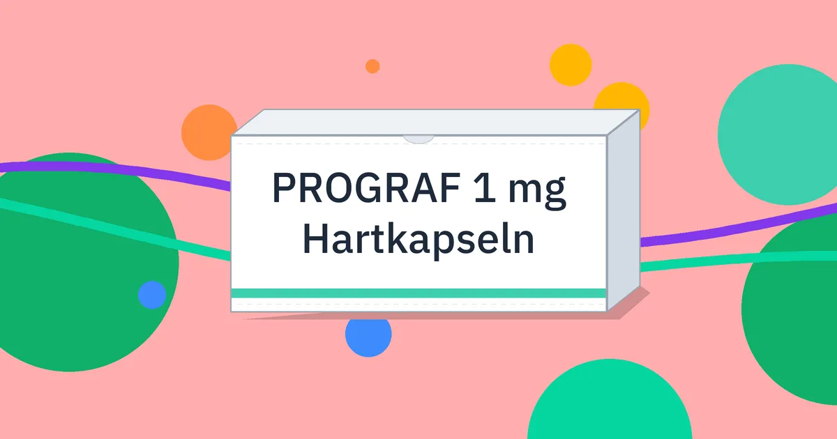 Symbolbild: Packung mit der Aufschrift PROGRAF 1 mg Hartkapseln (PZN 08907395) – Verfügbarkeit und Bezug in Apotheken in Frankfurt am Main