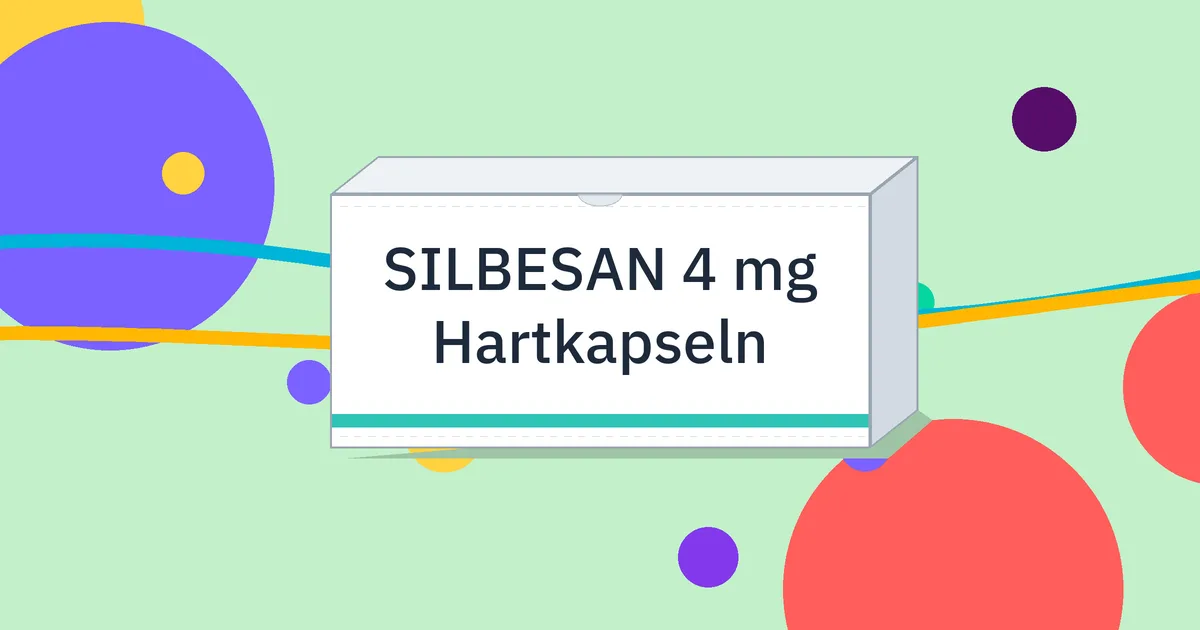 Symbolbild: Packung mit der Aufschrift SILBESAN 4 mg Hartkapseln (PZN 16205968) – Verfügbarkeit und Bezug in Apotheken in Frankfurt am Main