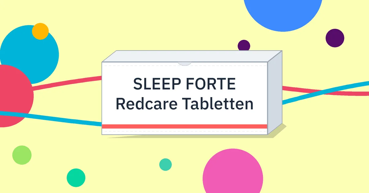 Symbolbild: Packung mit der Aufschrift SLEEP FORTE Redcare Tabletten (PZN 19515971) – Verfügbarkeit und Bezug in Apotheken in Frankfurt am Main