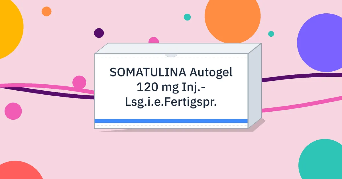 Symbolbild: Packung mit der Aufschrift SOMATULINA Autogel 120 mg Inj.-Lsg.i.e.Fertigspr. (PZN 18219271) – Verfügbarkeit und Bezug in Apotheken in Frankfurt am Main