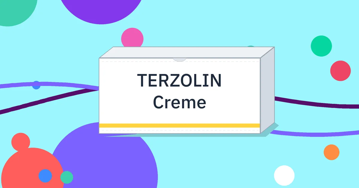 Symbolbild: Packung mit der Aufschrift TERZOLIN Creme (PZN 07242396) – Verfügbarkeit und Bezug in Apotheken in Frankfurt am Main