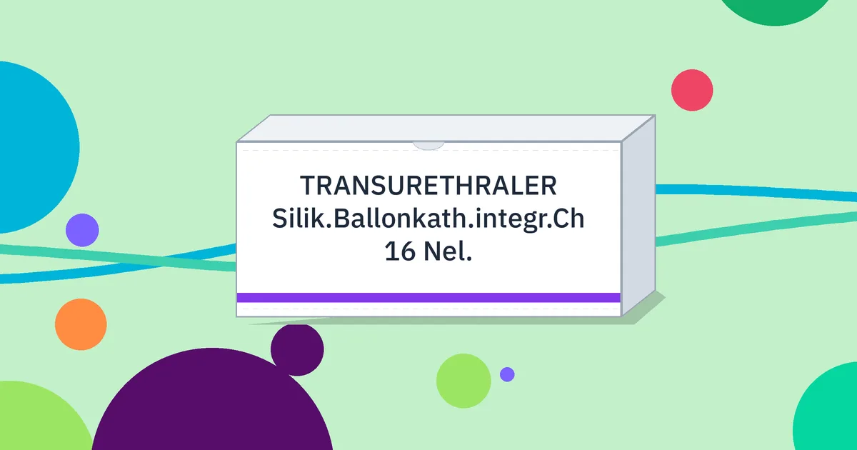 Symbolbild: Packung mit der Aufschrift TRANSURETHRALER Silik.Ballonkath.integr.Ch 16 Nel. (PZN 10981513) – Verfügbarkeit und Bezug in Apotheken in Frankfurt am Main