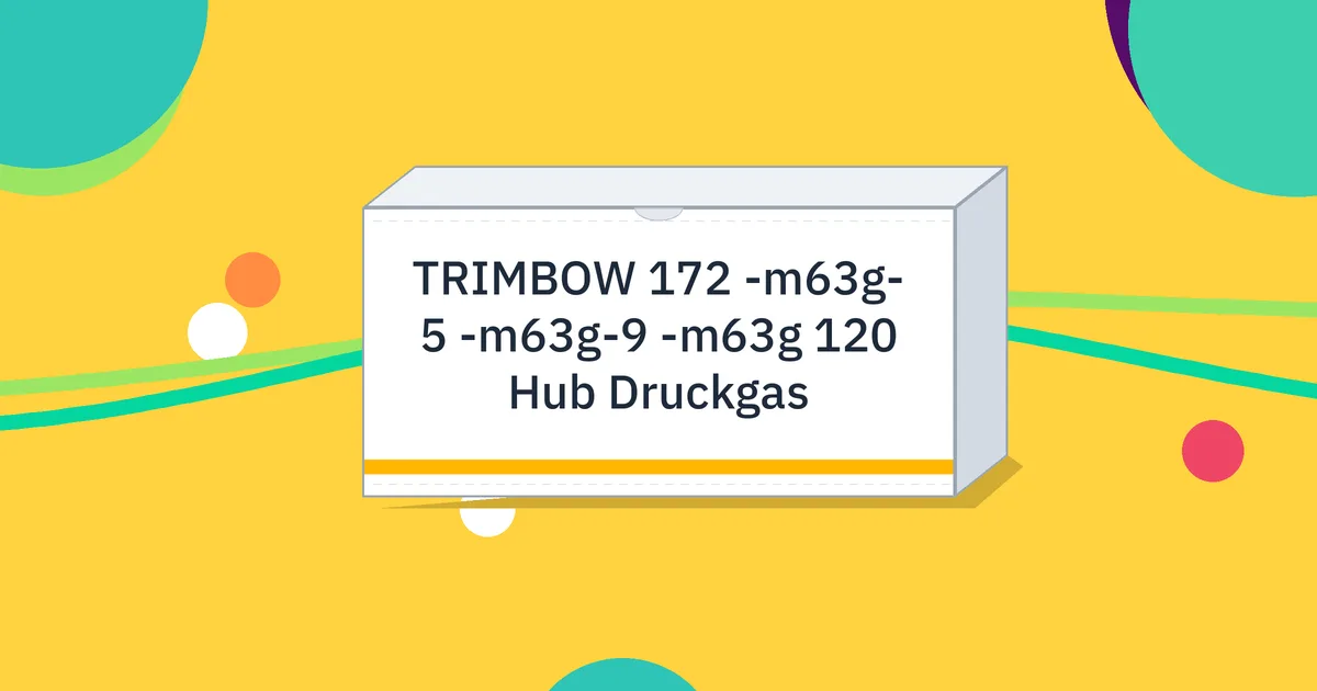 Symbolbild: Packung mit der Aufschrift TRIMBOW 172 -m63g-5 -m63g-9 -m63g 120 Hub Druckgas (PZN 18908734) – Verfügbarkeit und Bezug in Apotheken in Frankfurt am Main