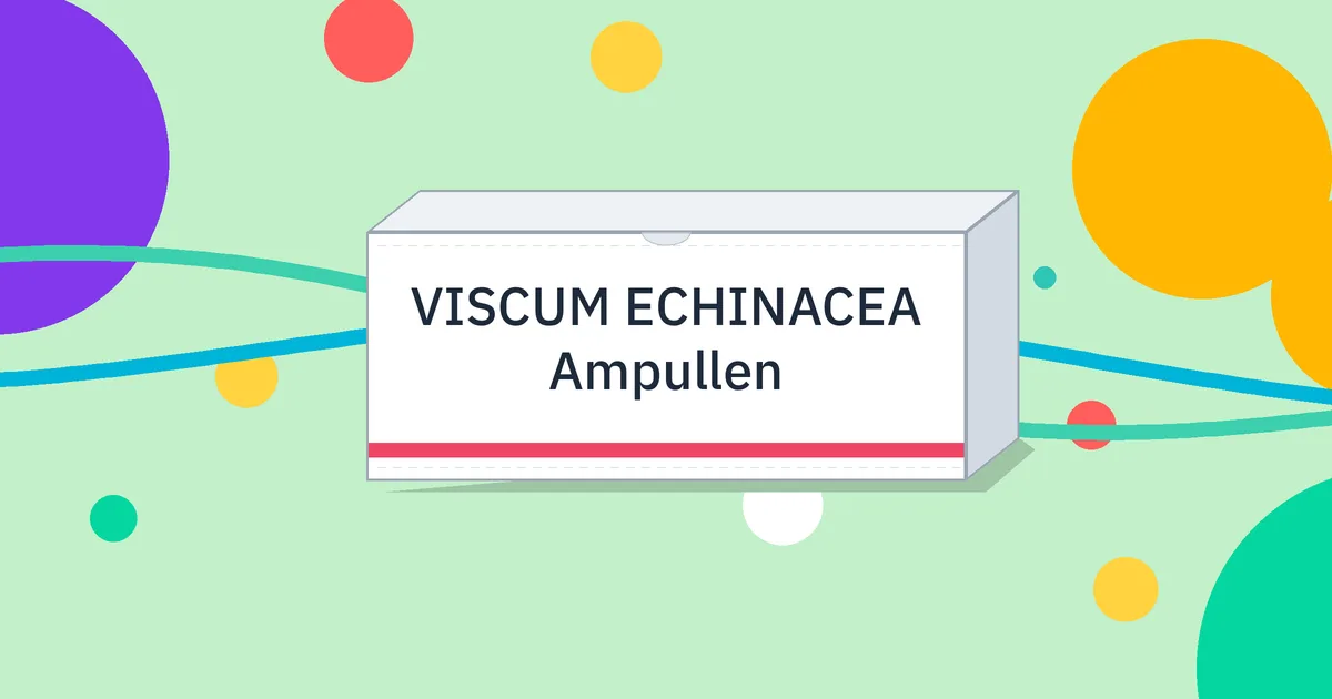 Symbolbild: Packung mit der Aufschrift VISCUM ECHINACEA Ampullen (PZN 01752417) – Verfügbarkeit und Bezug in Apotheken in Frankfurt am Main
