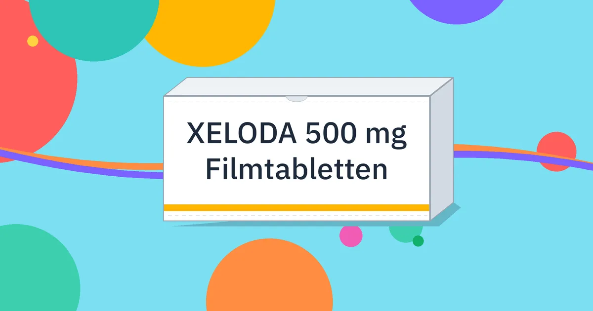 Symbolbild: Packung mit der Aufschrift XELODA 500 mg Filmtabletten (PZN 06849073) – Verfügbarkeit und Bezug in Apotheken in Frankfurt am Main
