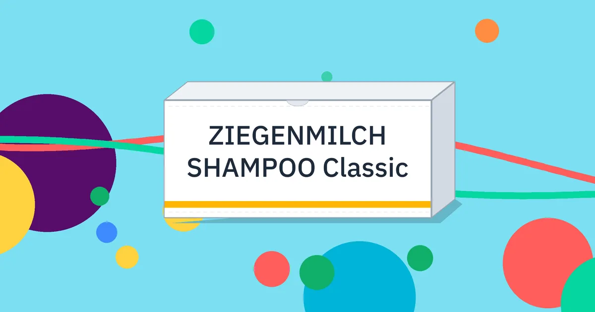 Symbolbild: Packung mit der Aufschrift ZIEGENMILCH SHAMPOO Classic (PZN 01560899) – Verfügbarkeit und Bezug in Apotheken in Frankfurt am Main