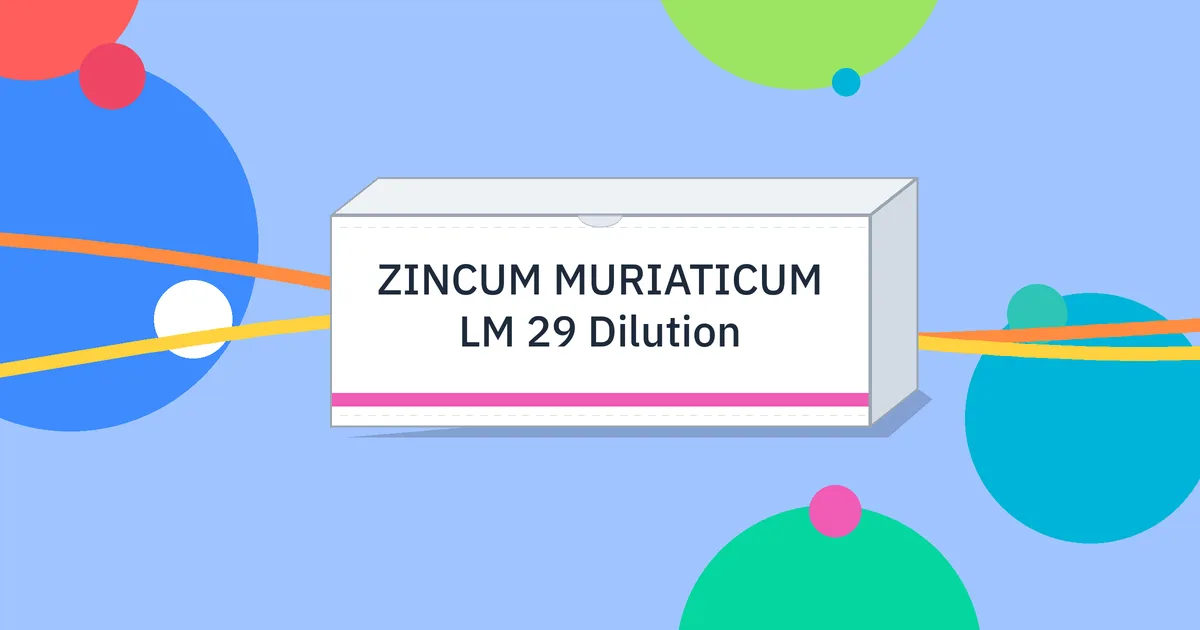 Symbolbild: Packung mit der Aufschrift ZINCUM MURIATICUM LM 29 Dilution (PZN 13296019) – Verfügbarkeit und Bezug in Apotheken in Frankfurt am Main