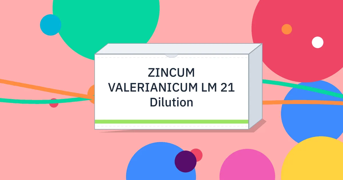 Symbolbild: Packung mit der Aufschrift ZINCUM VALERIANICUM LM 21 Dilution (PZN 13301074) – Verfügbarkeit und Bezug in Apotheken in Frankfurt am Main
