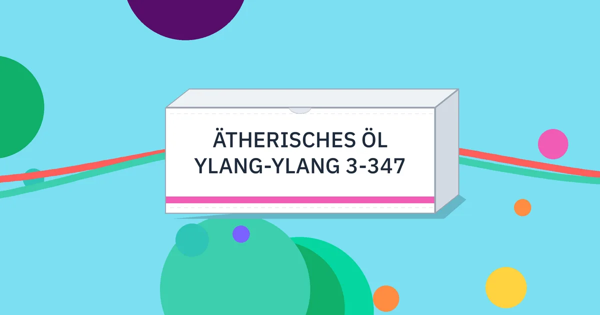 Symbolbild: Packung mit der Aufschrift ÄTHERISCHES ÖL YLANG-YLANG 3-347 (PZN 01237276) – Verfügbarkeit und Bezug in Apotheken in Frankfurt am Main
