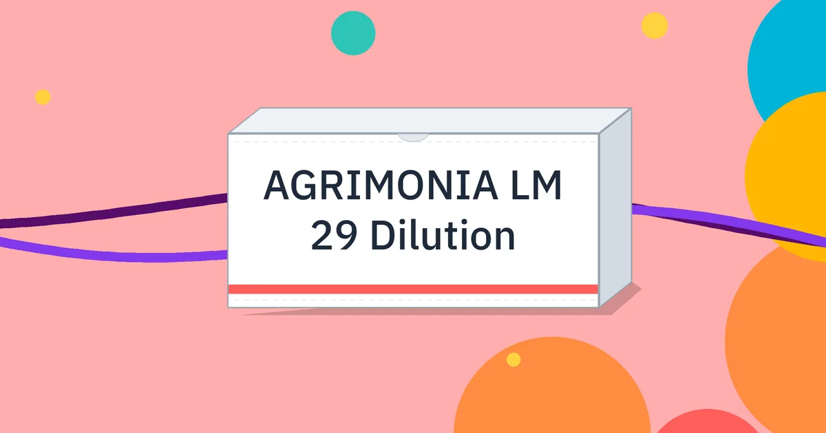 Symbolbild: Packung mit der Aufschrift AGRIMONIA LM 29 Dilution (PZN 13307119) – Verfügbarkeit und Bezug in Apotheken in Frankfurt am Main