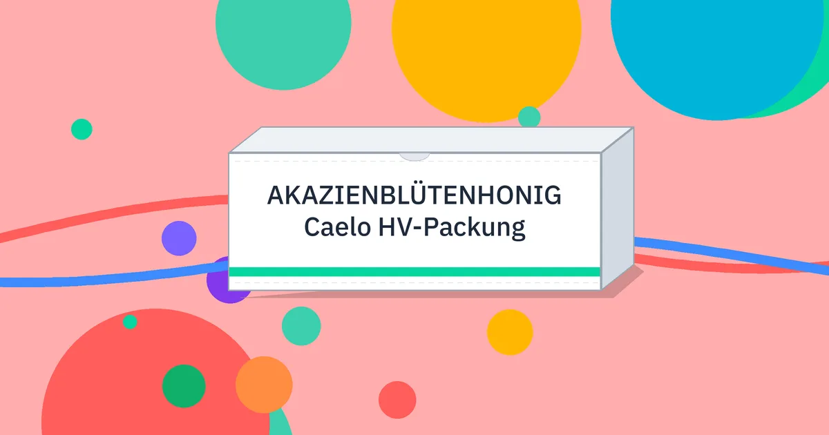 Symbolbild: Packung mit der Aufschrift AKAZIENBLÜTENHONIG Caelo HV-Packung (PZN 05003581) – Verfügbarkeit und Bezug in Apotheken in Frankfurt am Main