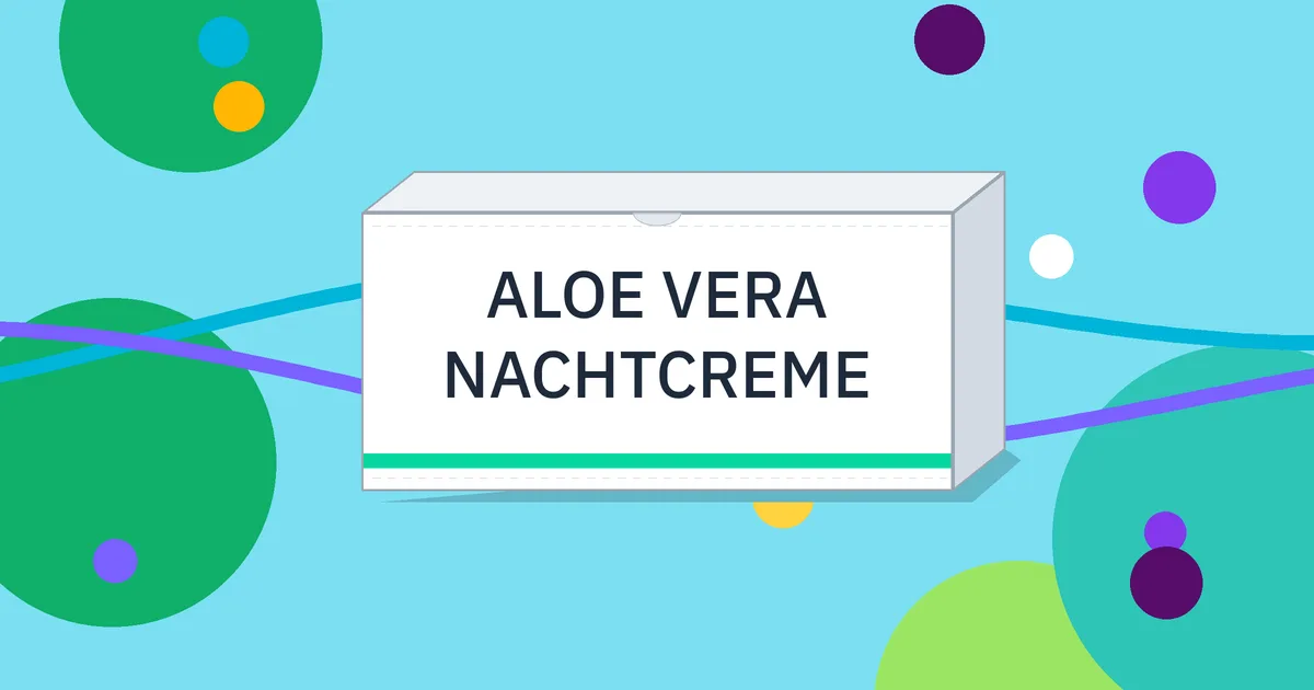 Symbolbild: Packung mit der Aufschrift ALOE VERA NACHTCREME (PZN 10393176) – Verfügbarkeit und Bezug in Apotheken in Frankfurt am Main