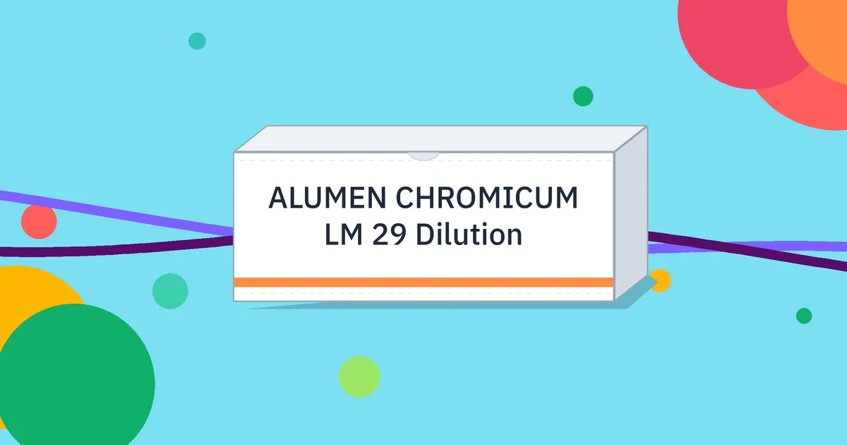 Symbolbild: Packung mit der Aufschrift ALUMEN CHROMICUM LM 29 Dilution (PZN 13315981) – Verfügbarkeit und Bezug in Apotheken in Frankfurt am Main