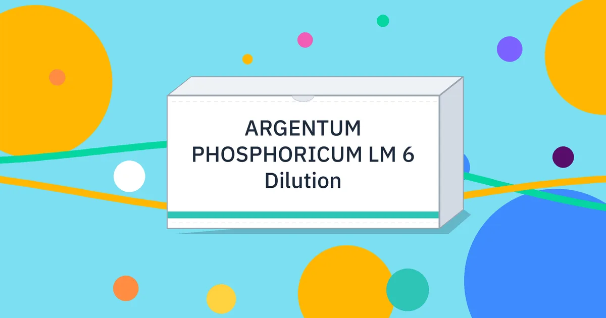 Symbolbild: Packung mit der Aufschrift ARGENTUM PHOSPHORICUM LM 6 Dilution (PZN 12769504) – Verfügbarkeit und Bezug in Apotheken in Frankfurt am Main