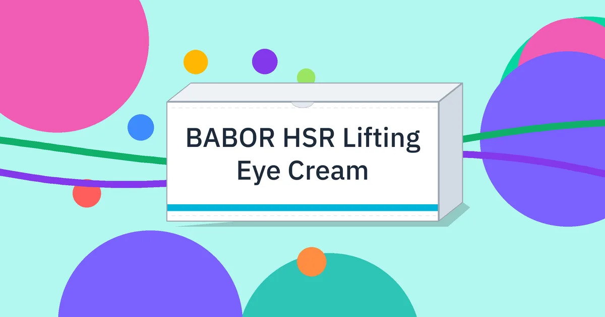 Symbolbild: Packung mit der Aufschrift BABOR HSR Lifting Eye Cream (PZN 17836748) – Verfügbarkeit und Bezug in Apotheken in Frankfurt am Main