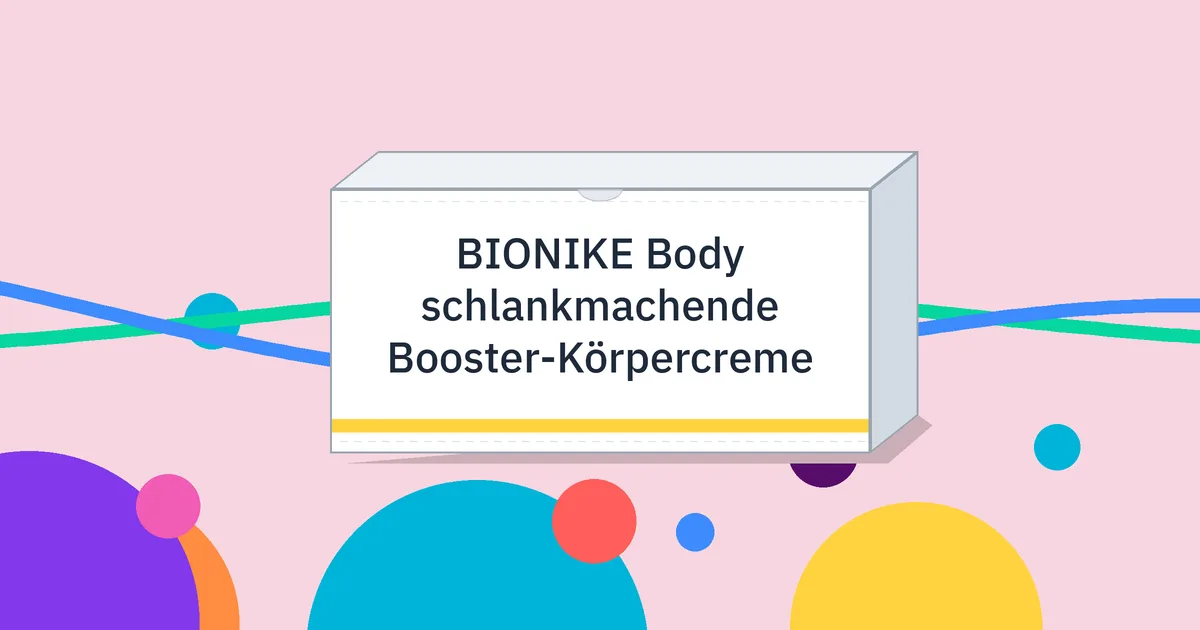 Symbolbild: Packung mit der Aufschrift BIONIKE Body schlankmachende Booster-Körpercreme (PZN 15296408) – Verfügbarkeit und Bezug in Apotheken in Frankfurt am Main