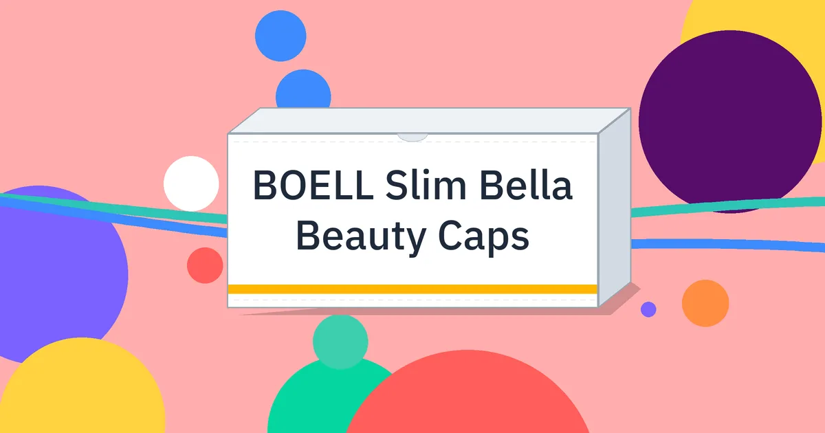 Symbolbild: Packung mit der Aufschrift BOELL Slim Bella Beauty Caps (PZN 05350153) – Verfügbarkeit und Bezug in Apotheken in Frankfurt am Main