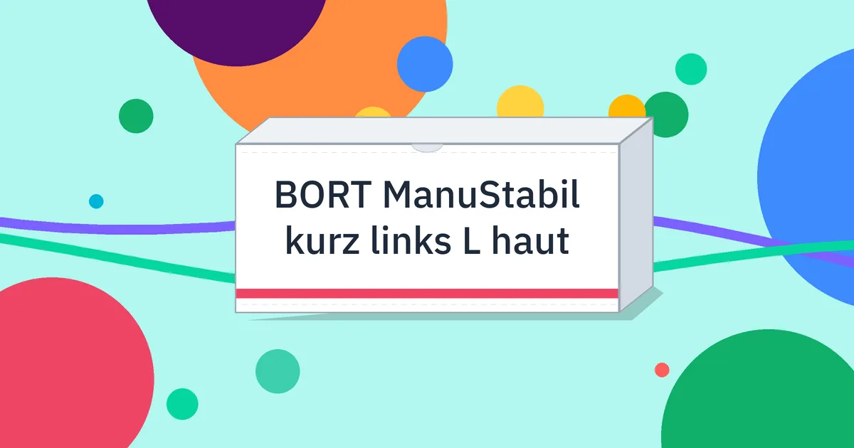 Symbolbild: Packung mit der Aufschrift BORT ManuStabil kurz links L haut (PZN 04196170) – Verfügbarkeit und Bezug in Apotheken in Frankfurt am Main