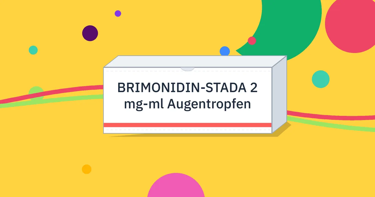 Symbolbild: Packung mit der Aufschrift BRIMONIDIN-STADA 2 mg-ml Augentropfen (PZN 01130851) – Verfügbarkeit und Bezug in Apotheken in Frankfurt am Main