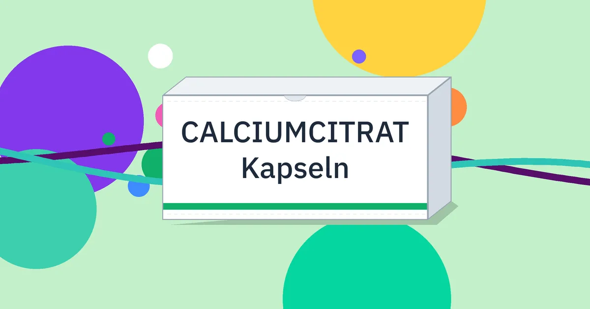 Symbolbild: Packung mit der Aufschrift CALCIUMCITRAT Kapseln (PZN 07559532) – Verfügbarkeit und Bezug in Apotheken in Frankfurt am Main