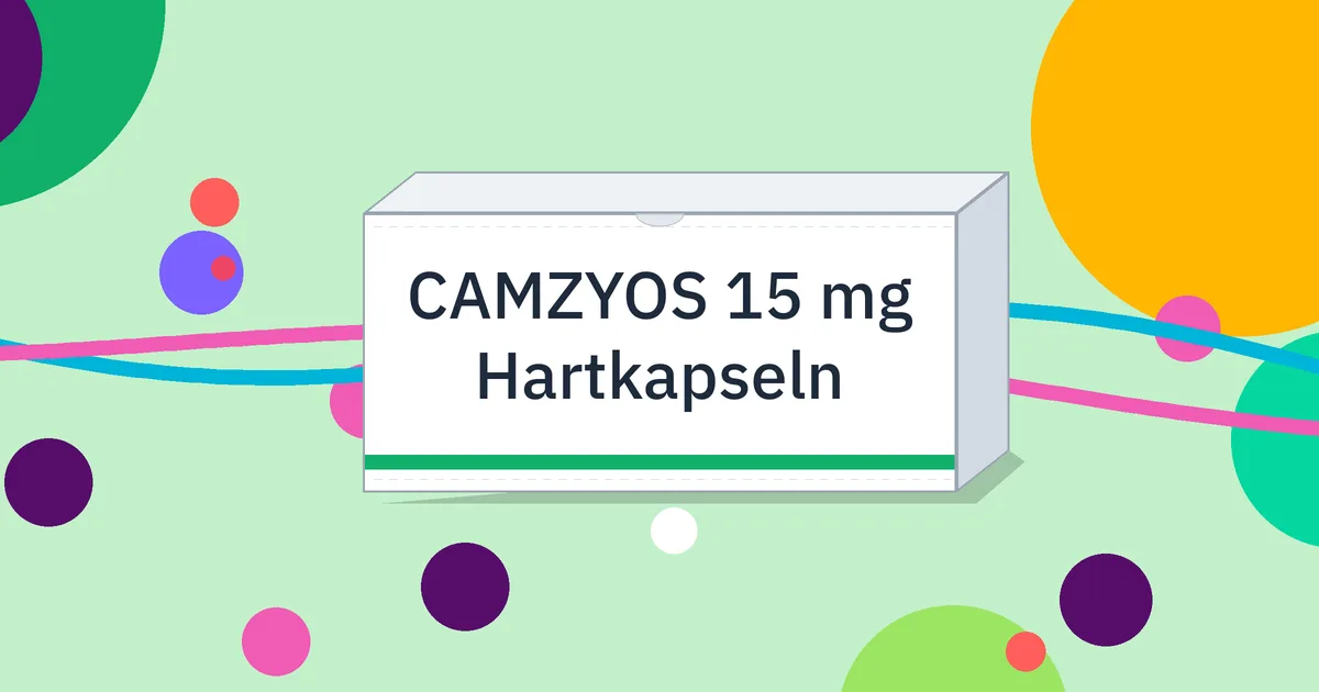 Symbolbild: Packung mit der Aufschrift CAMZYOS 15 mg Hartkapseln (PZN 18030438) – Verfügbarkeit und Bezug in Apotheken in Frankfurt am Main