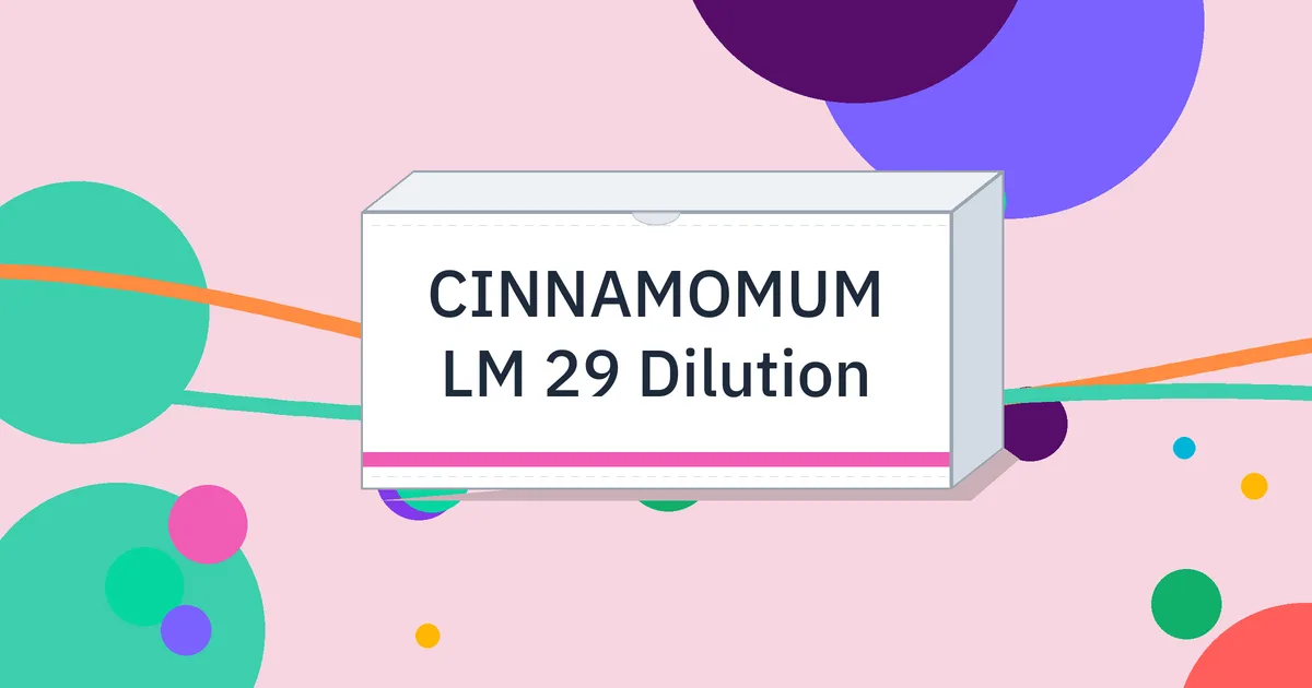 Symbolbild: Packung mit der Aufschrift CINNAMOMUM LM 29 Dilution (PZN 12821038) – Verfügbarkeit und Bezug in Apotheken in Frankfurt am Main